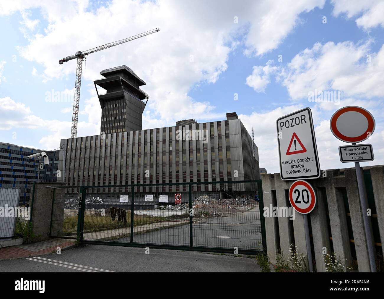 The CETIN building complex in Zizkov, Prague 3, Czech Republic, March ...