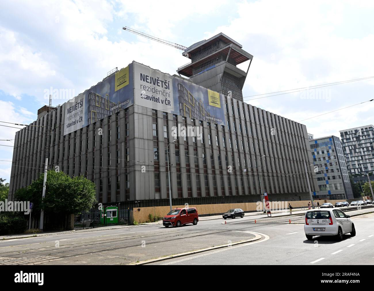 The CETIN building complex in Zizkov, Prague 3, Czech Republic, March ...