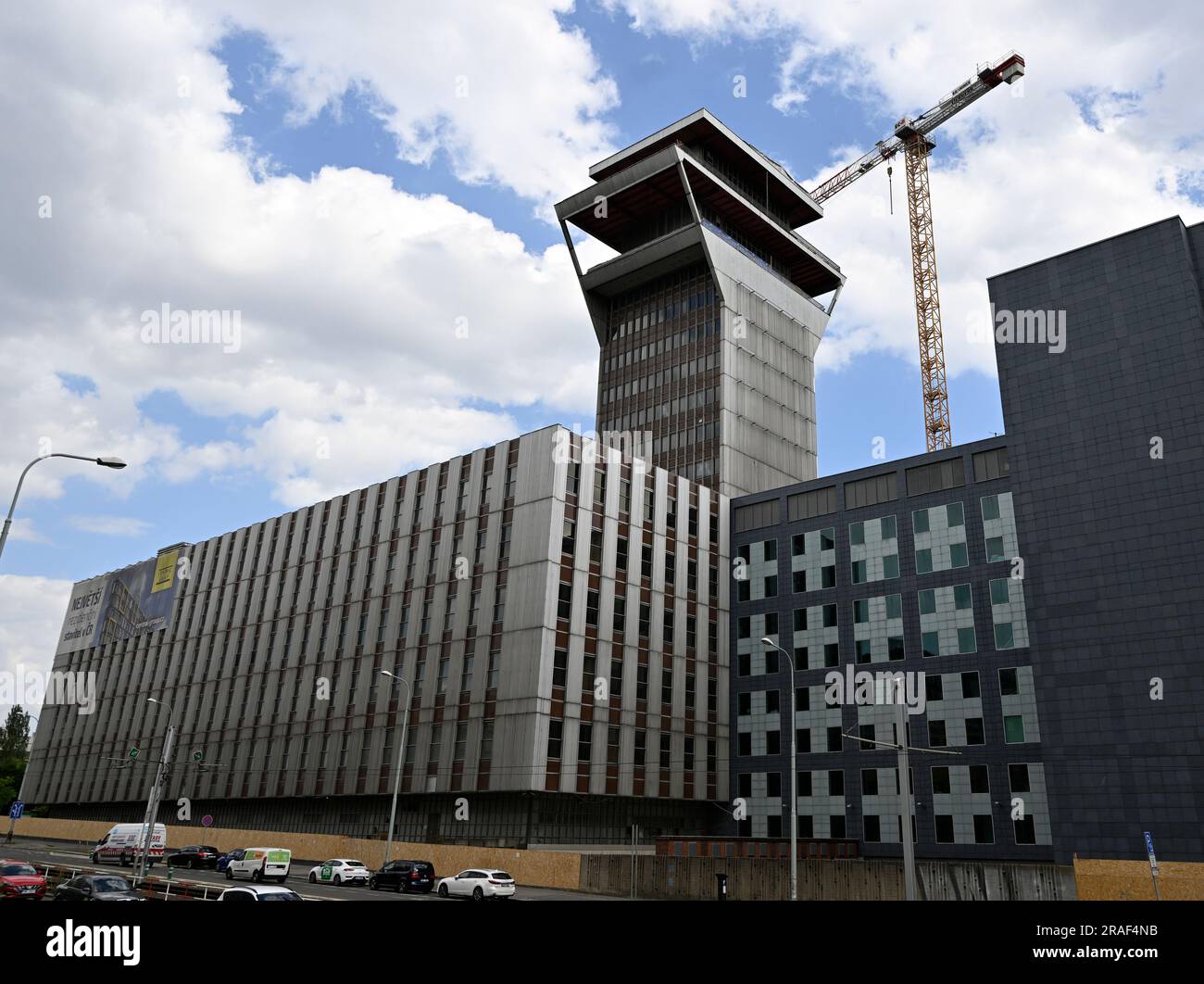 The CETIN building complex in Zizkov, Prague 3, Czech Republic, March ...