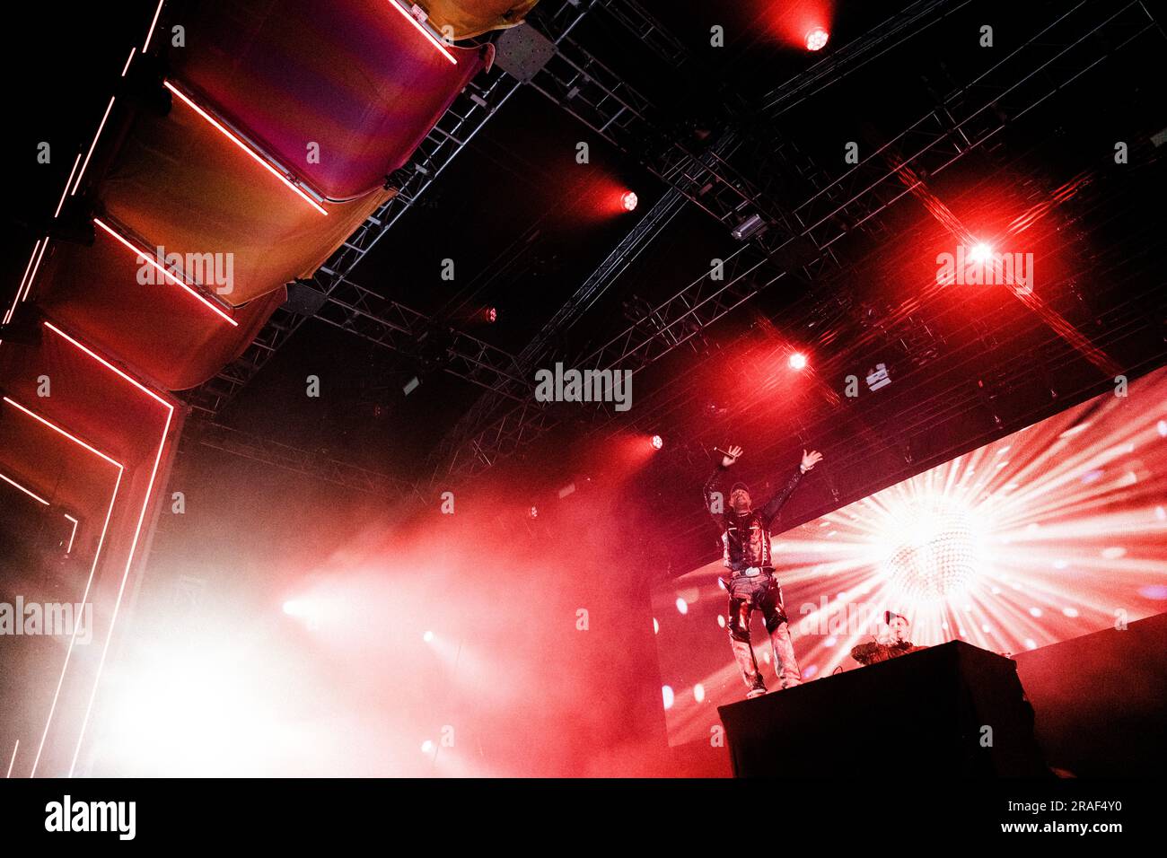 Roskilde, Denmark. 01st, July 2023. The American queer rapper and ...