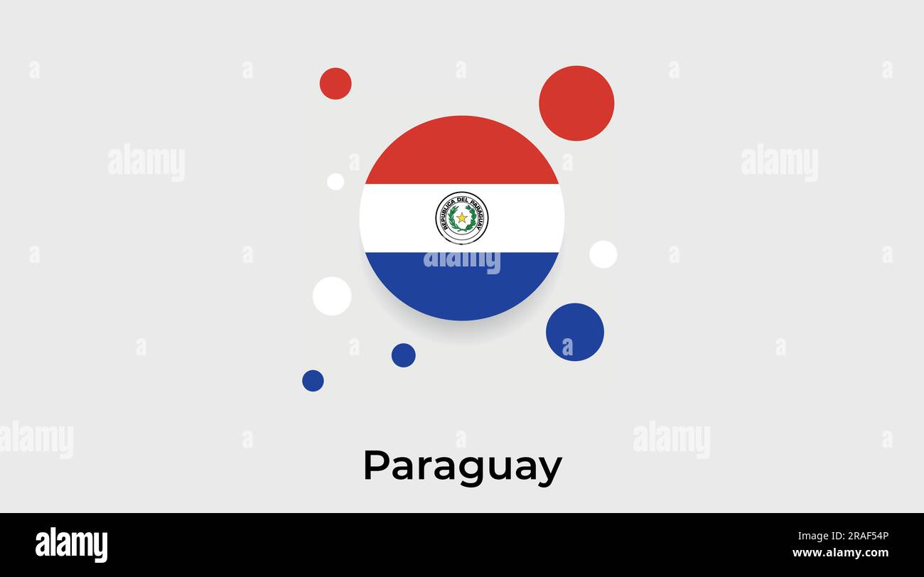 Paraguay circle flag hi-res stock photography and images - Alamy