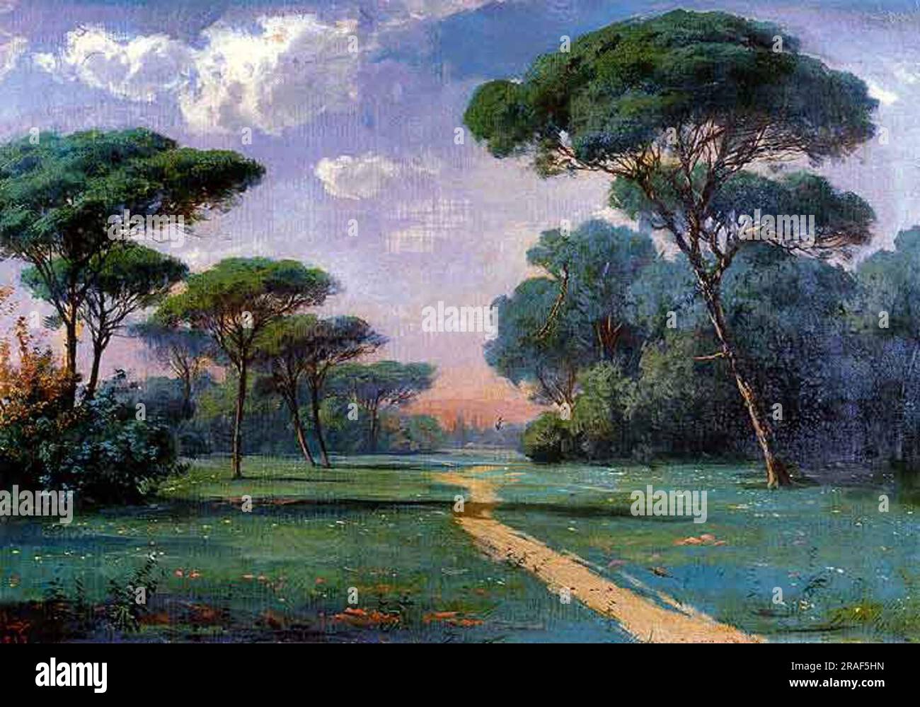 Landscape 1898 by Hoca Ali Riza Stock Photo - Alamy