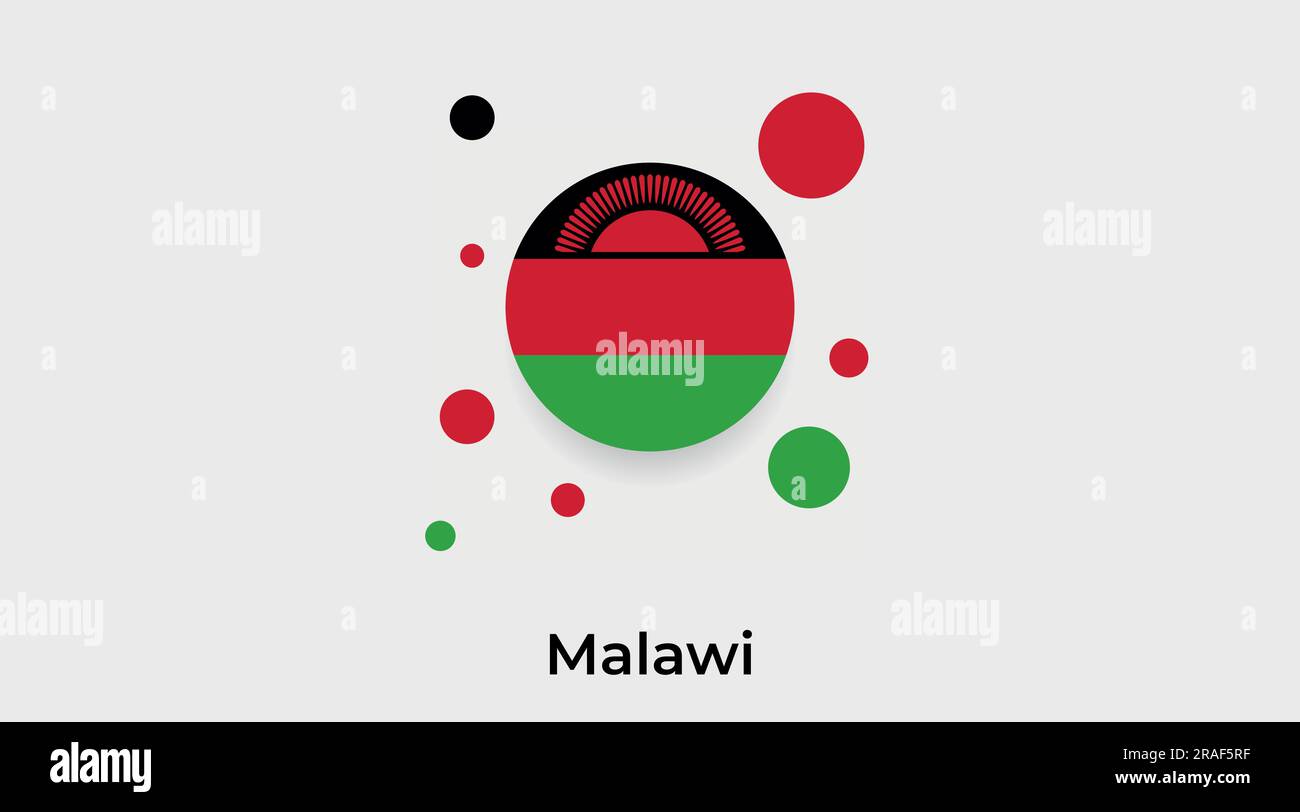 Malawi flag bubble circle round shape icon colorful vector illustration Stock Vector Image & Art ...