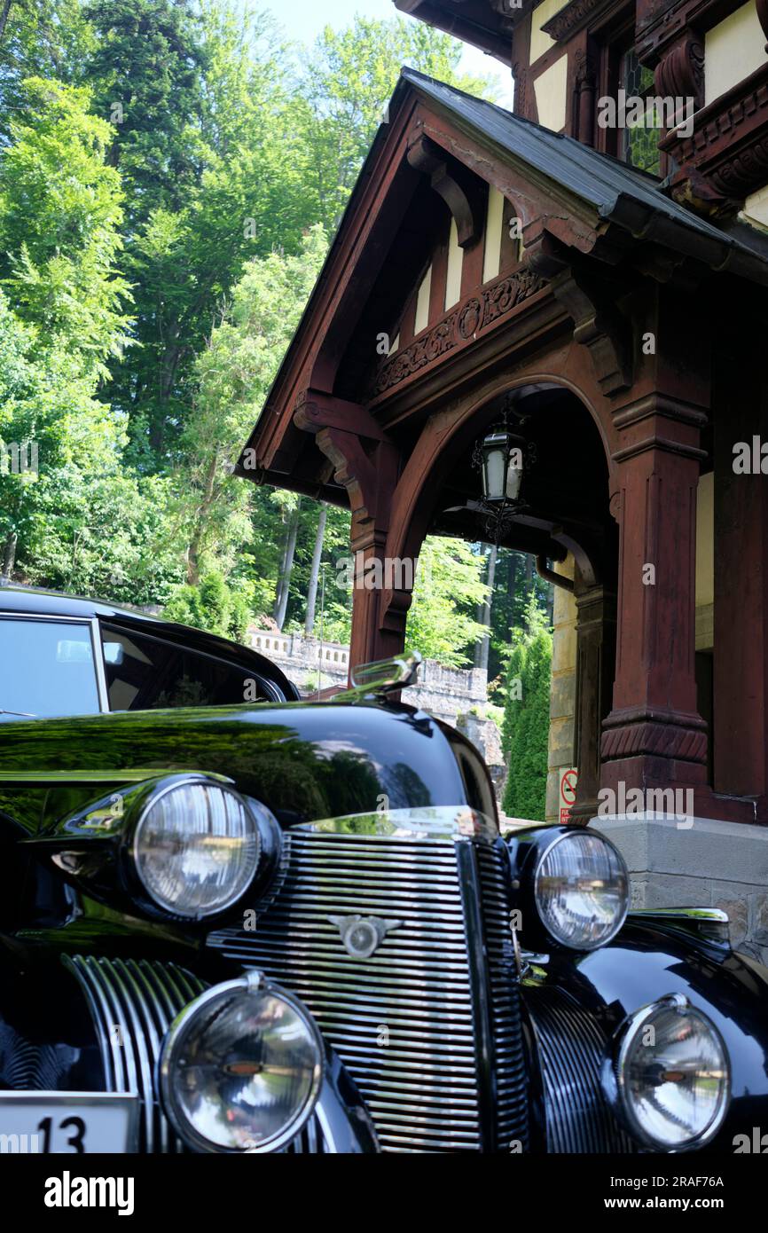 Pelisor Castle, Pelisor Palace or Little Peles, in Sinaia in Southern ...