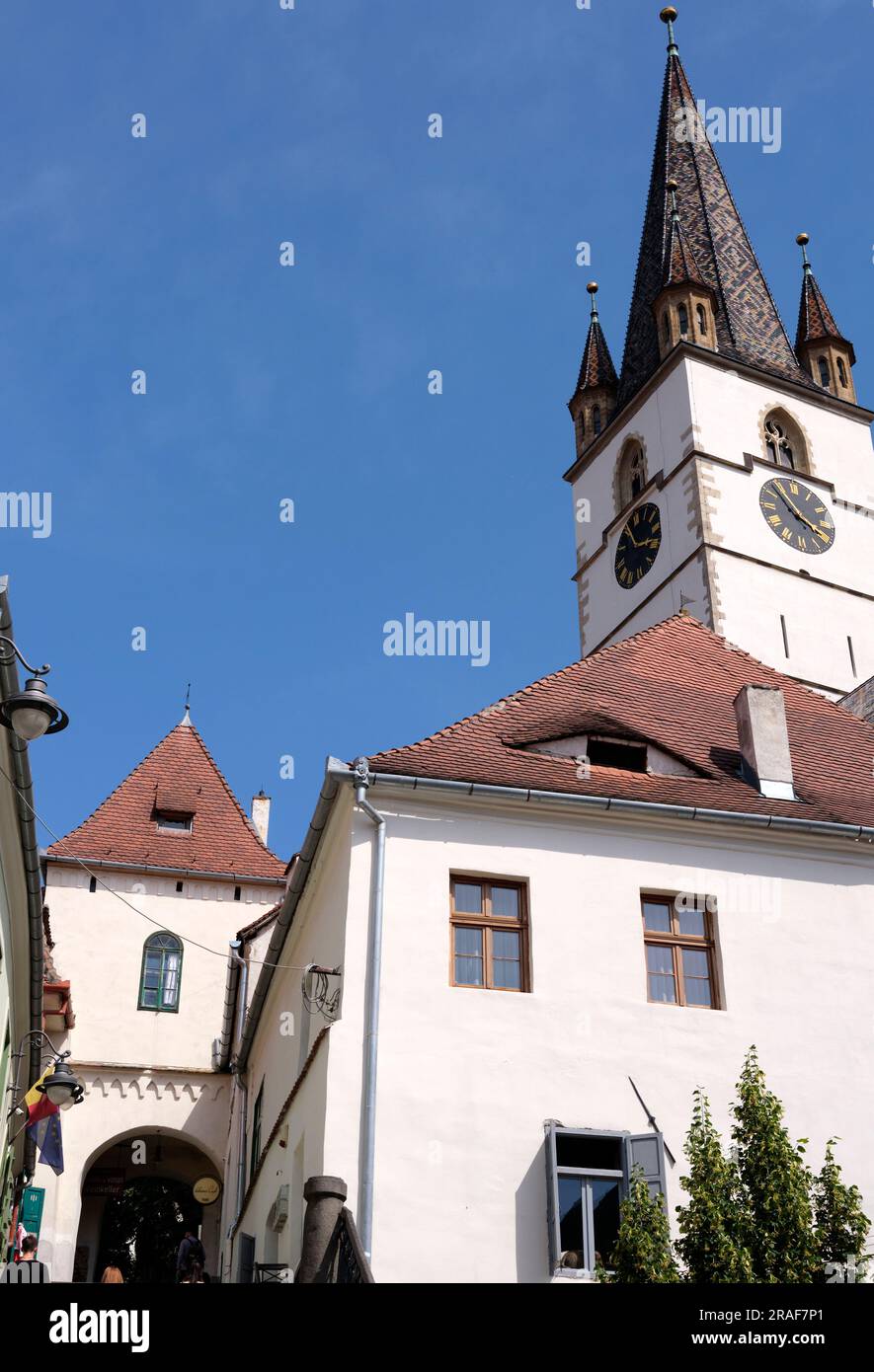 The Lutheran Cathedral of Saint Mary at Sibiu is well-preserved ...