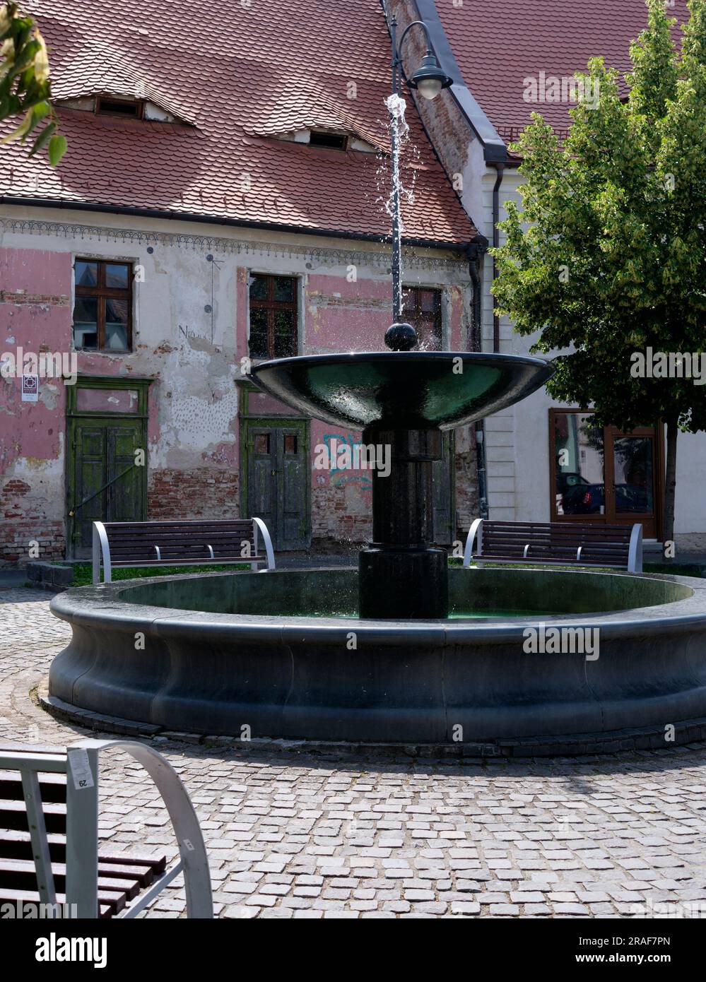 Sibiu is well-preserved fortified medieval town in central Romania ...