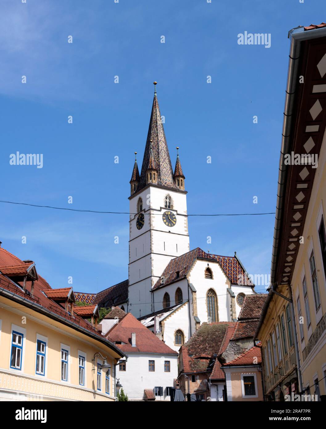 The Lutheran Cathedral of Saint Mary at Sibiu is well-preserved ...
