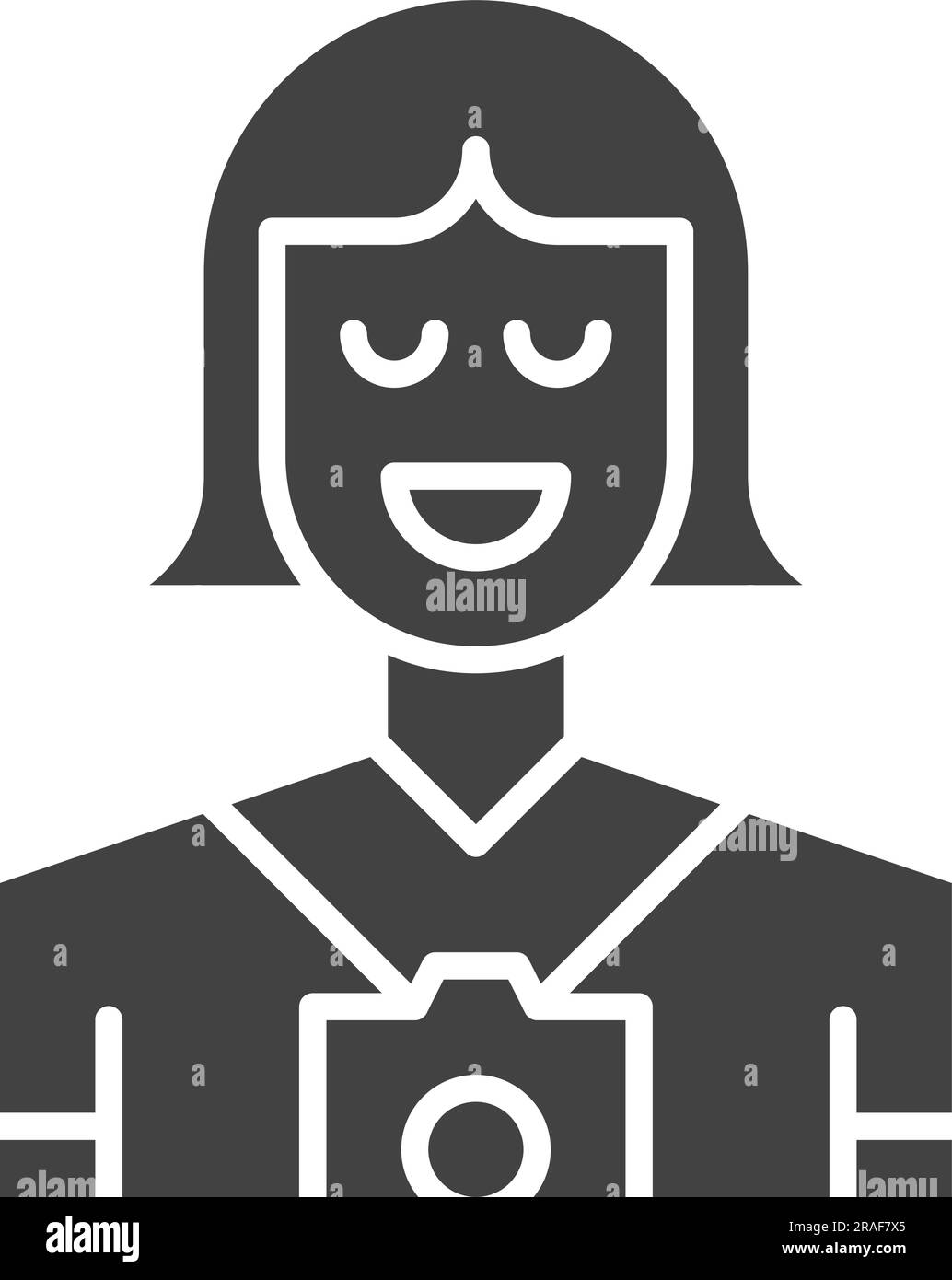 Photographer Female Icon Image Stock Vector Image & Art - Alamy