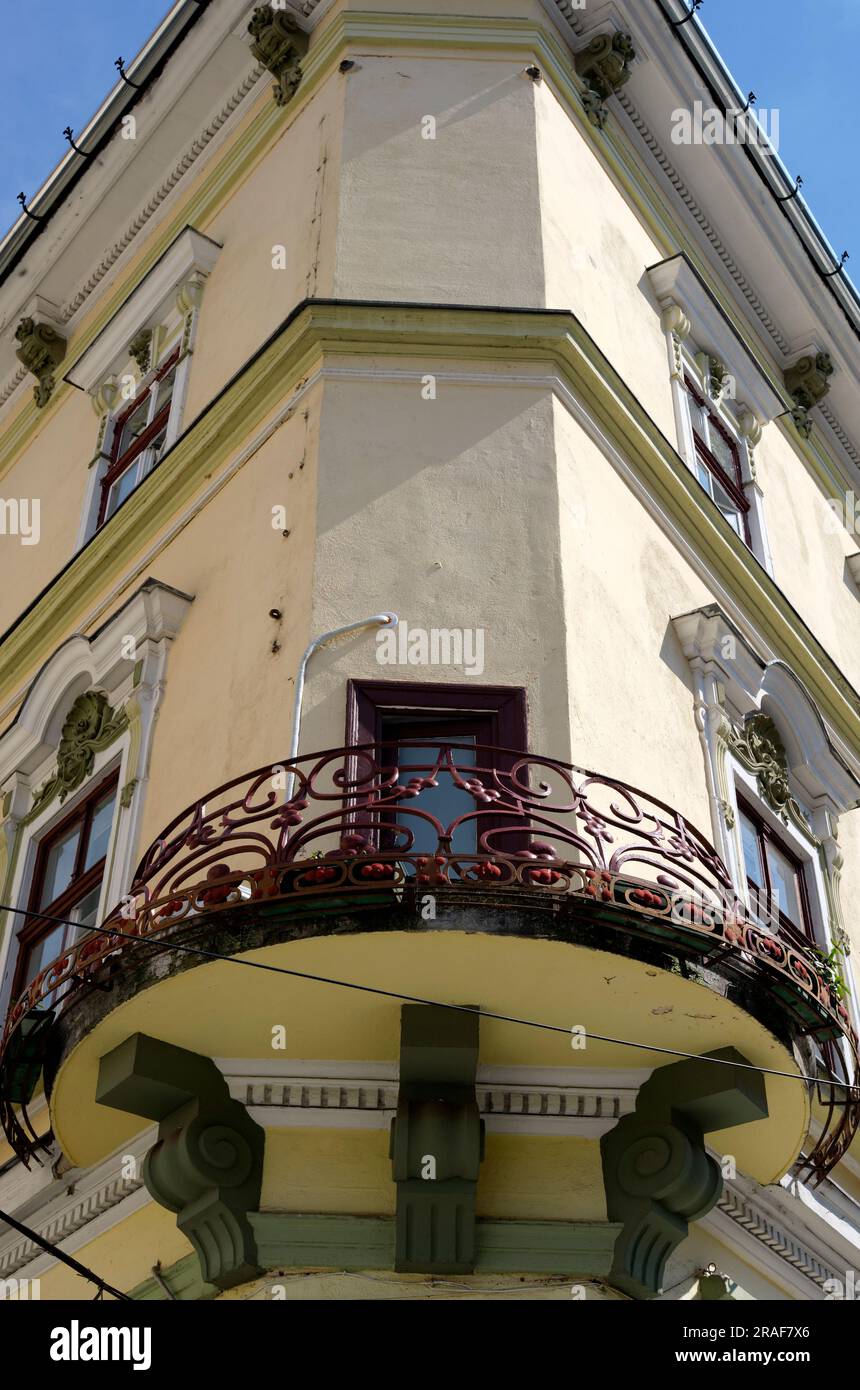 Sibiu is well-preserved fortified medieval town in central Romania ...