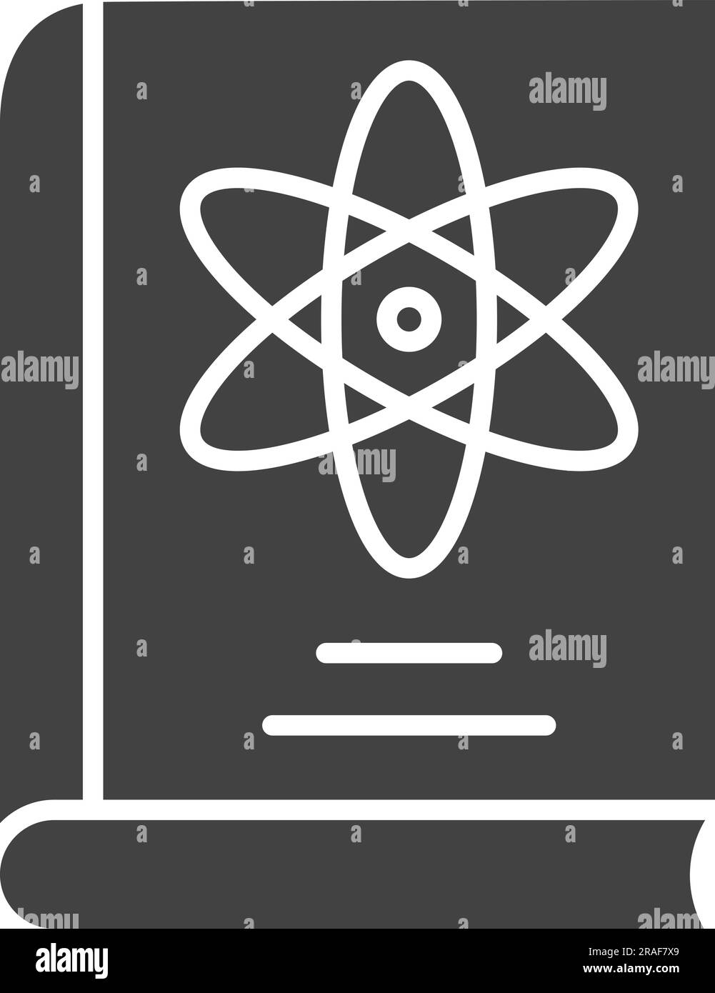 Physics Book Icon Image Stock Vector Image & Art - Alamy