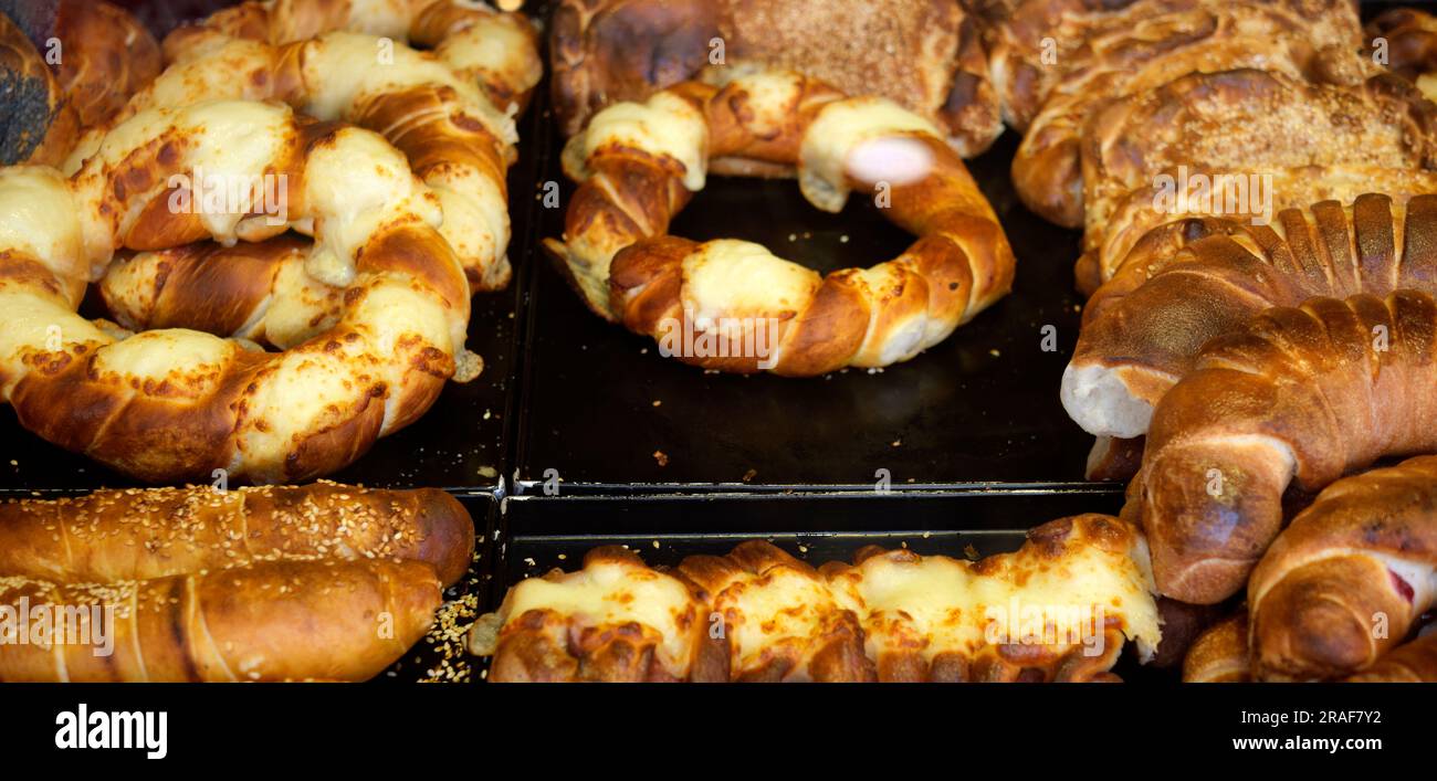 Local bakery in Sibiu Stock Photo - Alamy