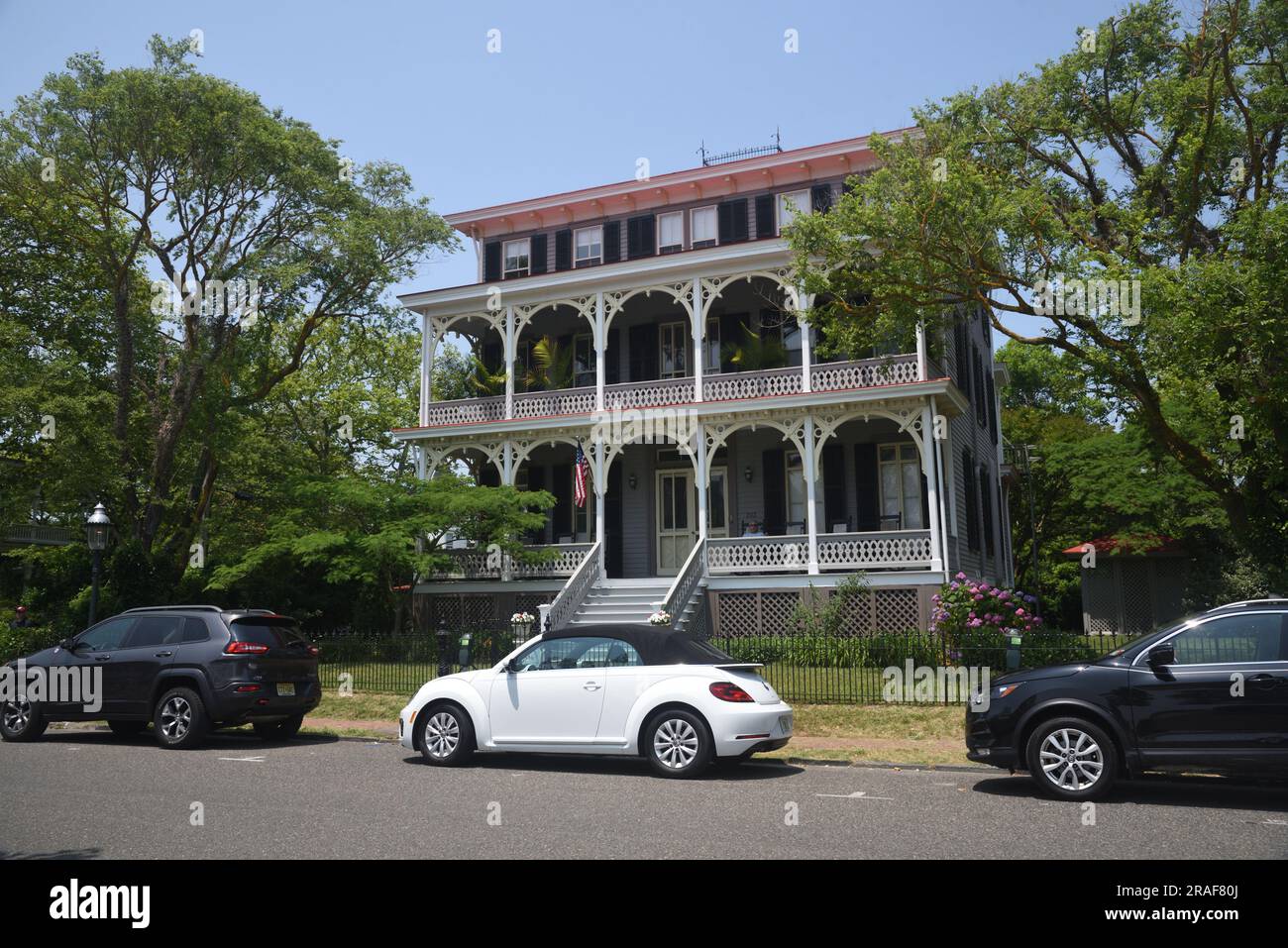 Late Victorian architecture, Cape May, New Jersey, USA Stock Photo - Alamy