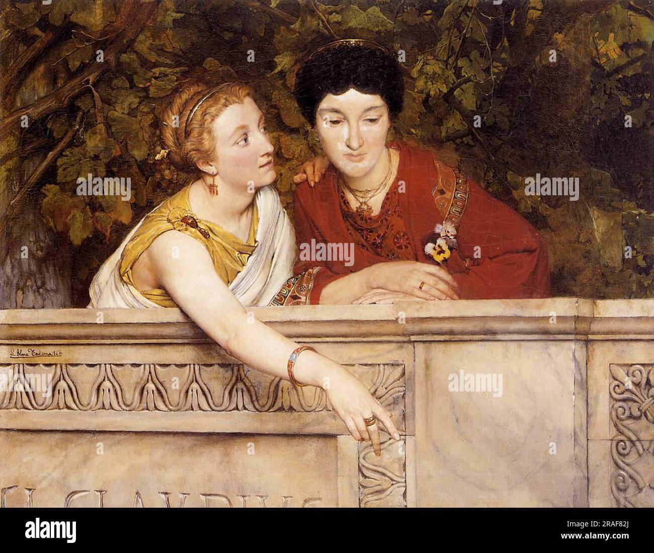 Gallo Roman Women 1865 by Sir Lawrence Alma-Tadema Stock Photo - Alamy