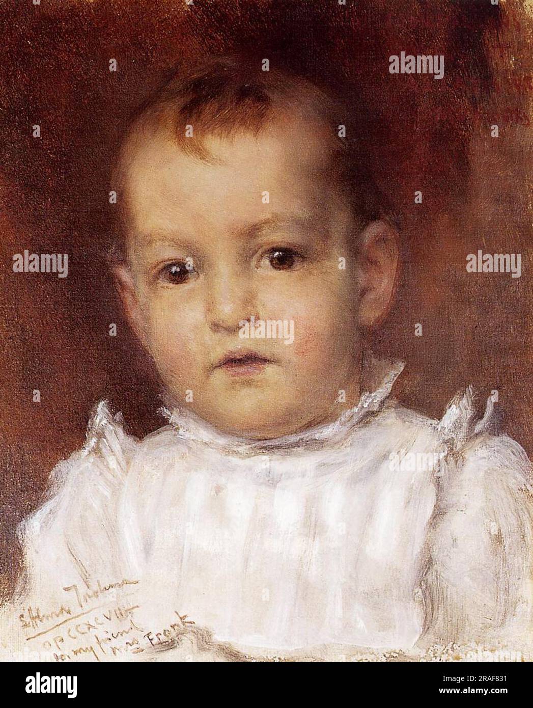 Master John Parsons Millet 1889 by Sir Lawrence Alma-Tadema Stock Photo ...