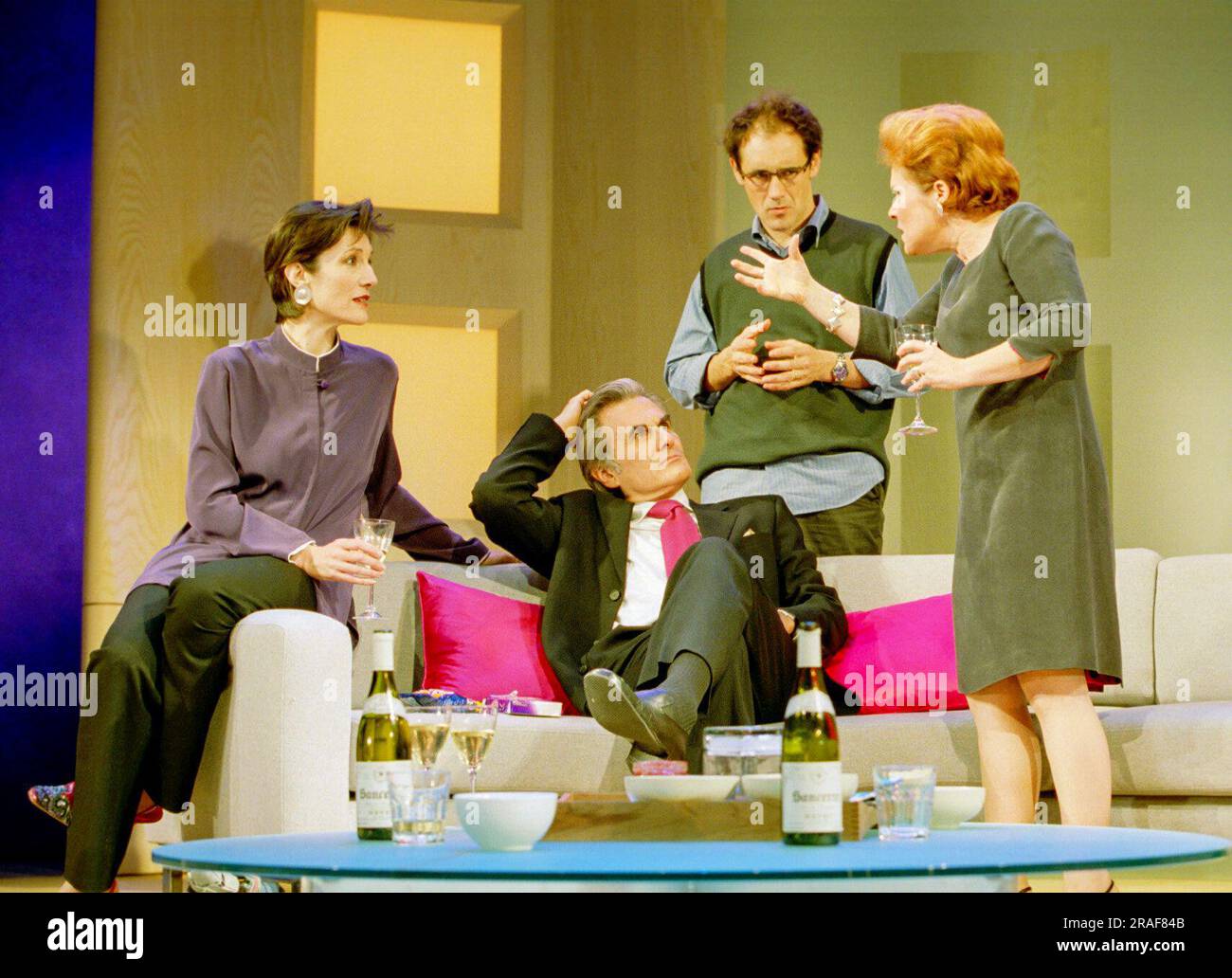l-r: Harriet Walter (Sonia), Mark Rylance (Henry), Oliver Cotton ...