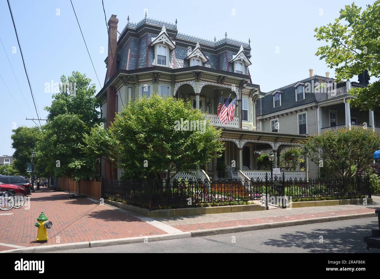 Victorian architecture cape may new hi-res stock photography and images ...