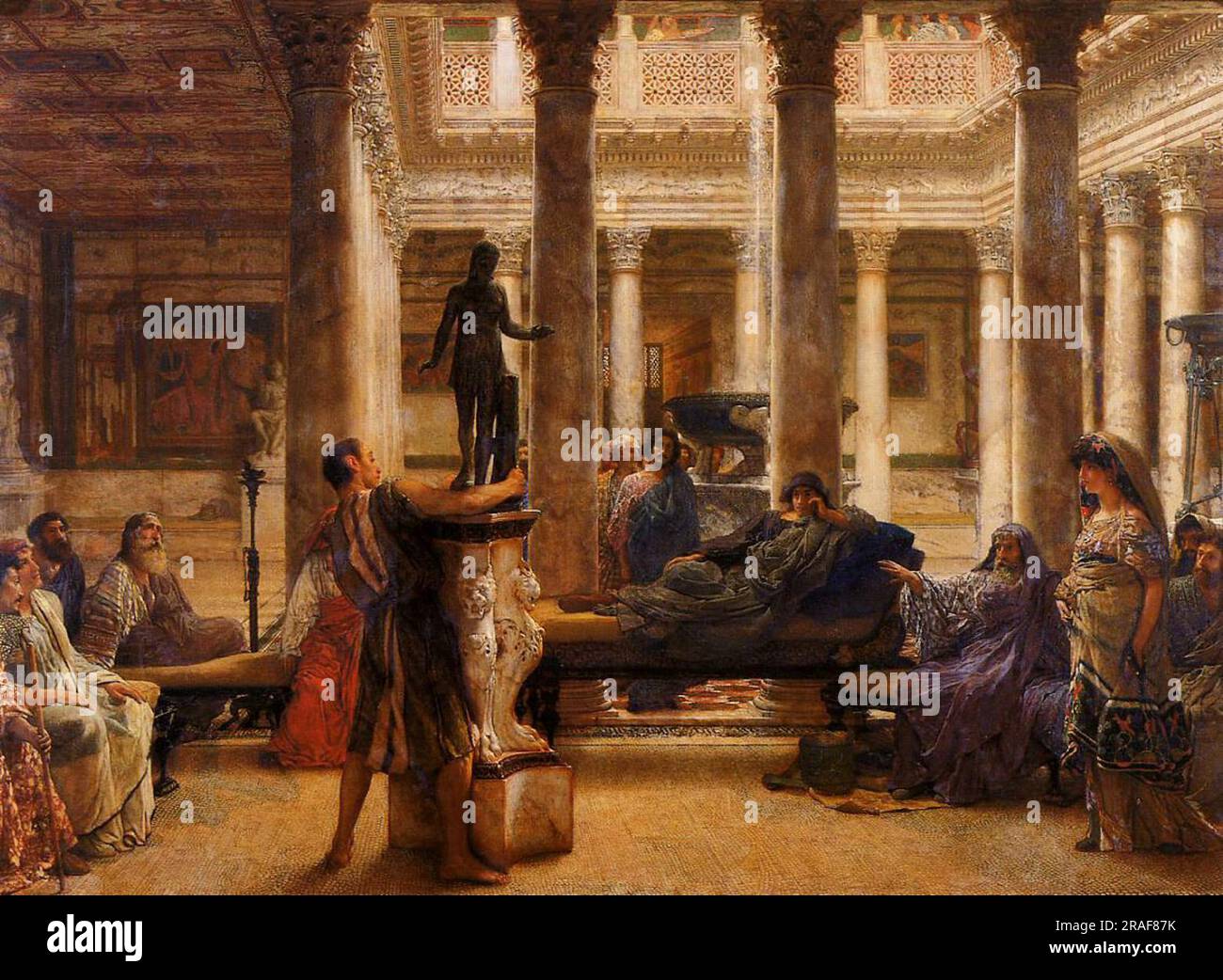 Sir lawrence alma tadema lover hi-res stock photography and images - Alamy