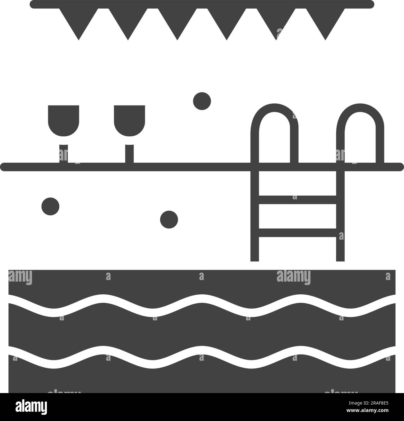 Pool Party Icon Image Stock Vector Image & Art - Alamy
