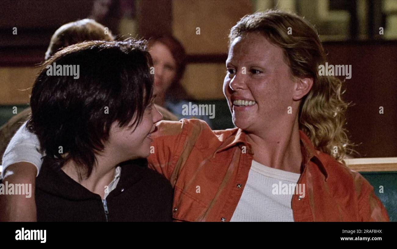 USA. Christina Ricci and Charlize Theron in a scene from the (C ...