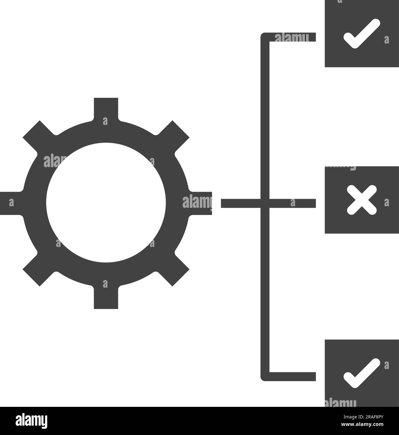 Production symbol Black and White Stock Photos & Images - Alamy