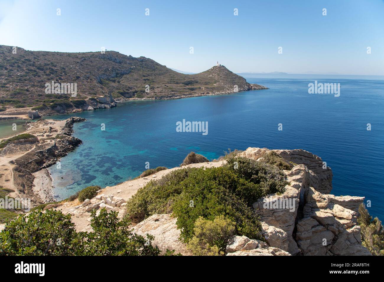 The ancient city of Knidos is in the Datca district of Muğla Stock ...
