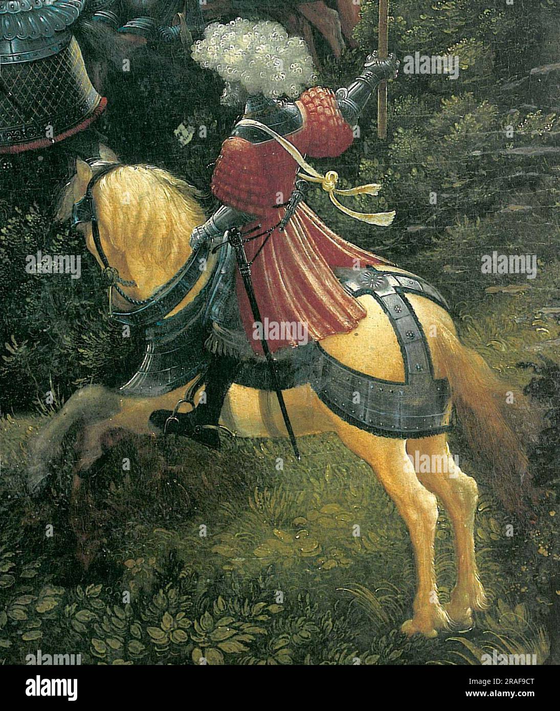 The battle of Issus(fragment) 1529 by Albrecht Altdorfer Stock Photo ...