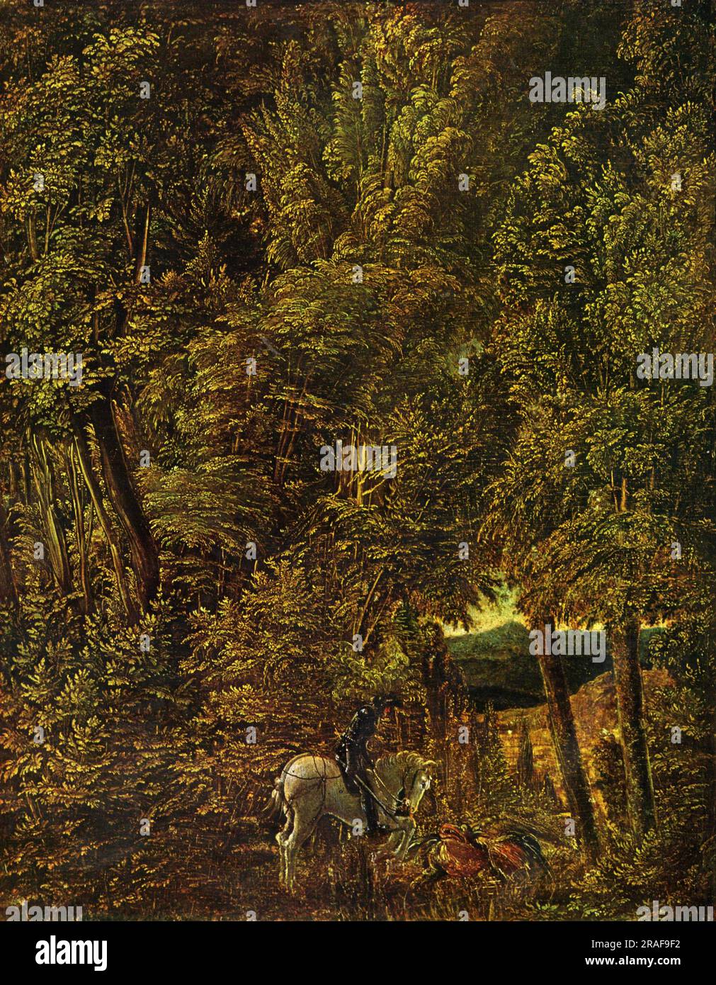 Forest Scene with Saint George Fighting the Dragon 1510 by Albrecht ...