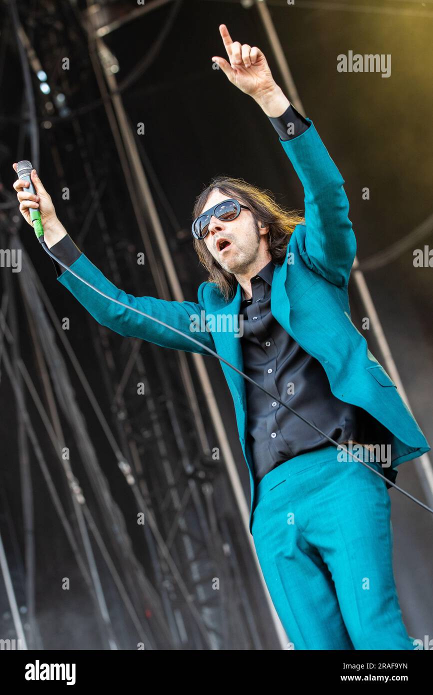 Milan, Italy. 02nd July, 2023. The Scottish rock band PRIMAL SCREAM ...