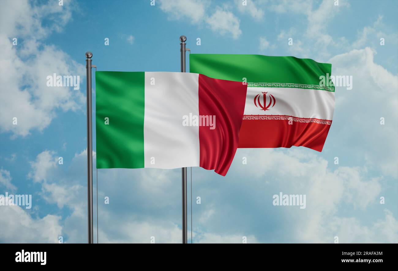 3d iran flag loop hi-res stock photography and images - Alamy