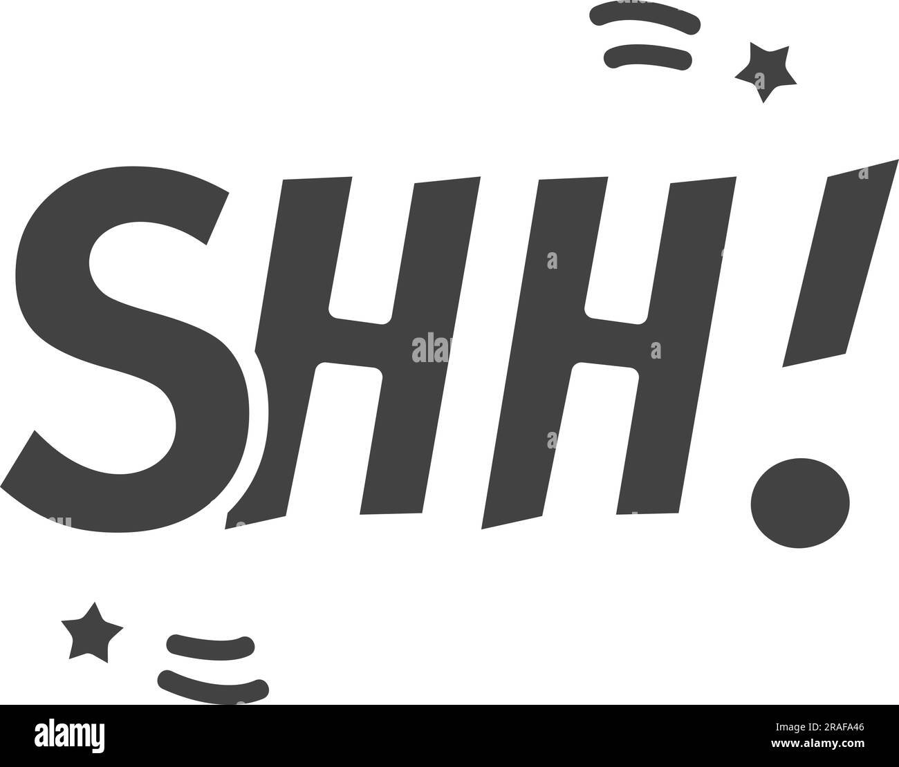 Shh Black and White Stock Photos & Images - Alamy