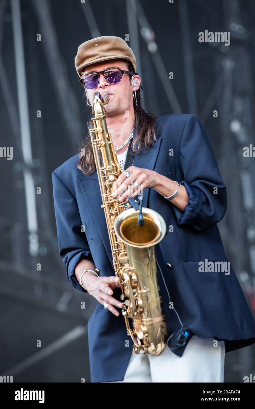Milan, Italy. 02nd July, 2023. The Scottish rock band PRIMAL SCREAM ...