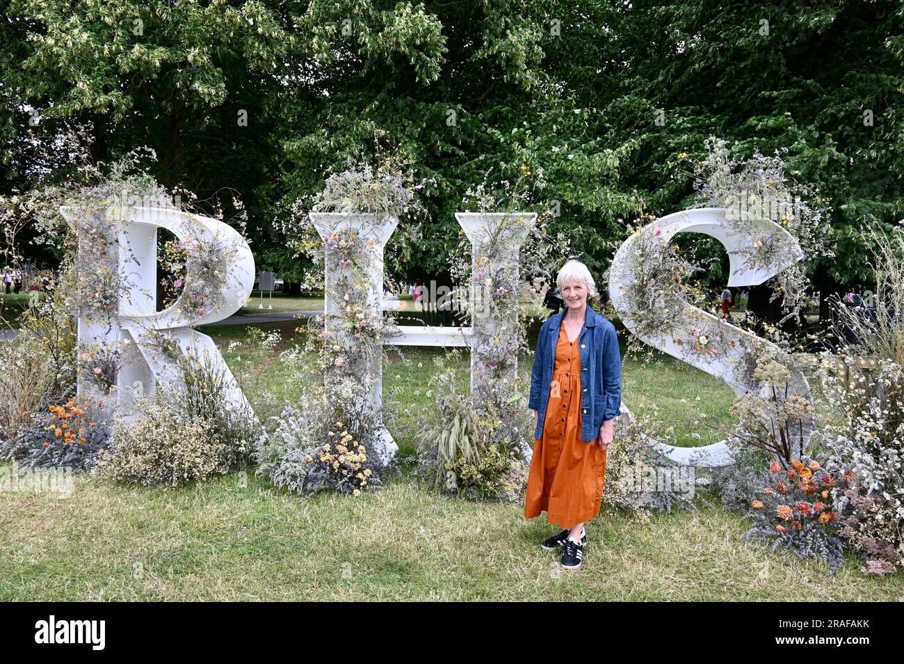 Hampton Court, Surrey. 03/07/2023, RHS Letters created by Leigh ...