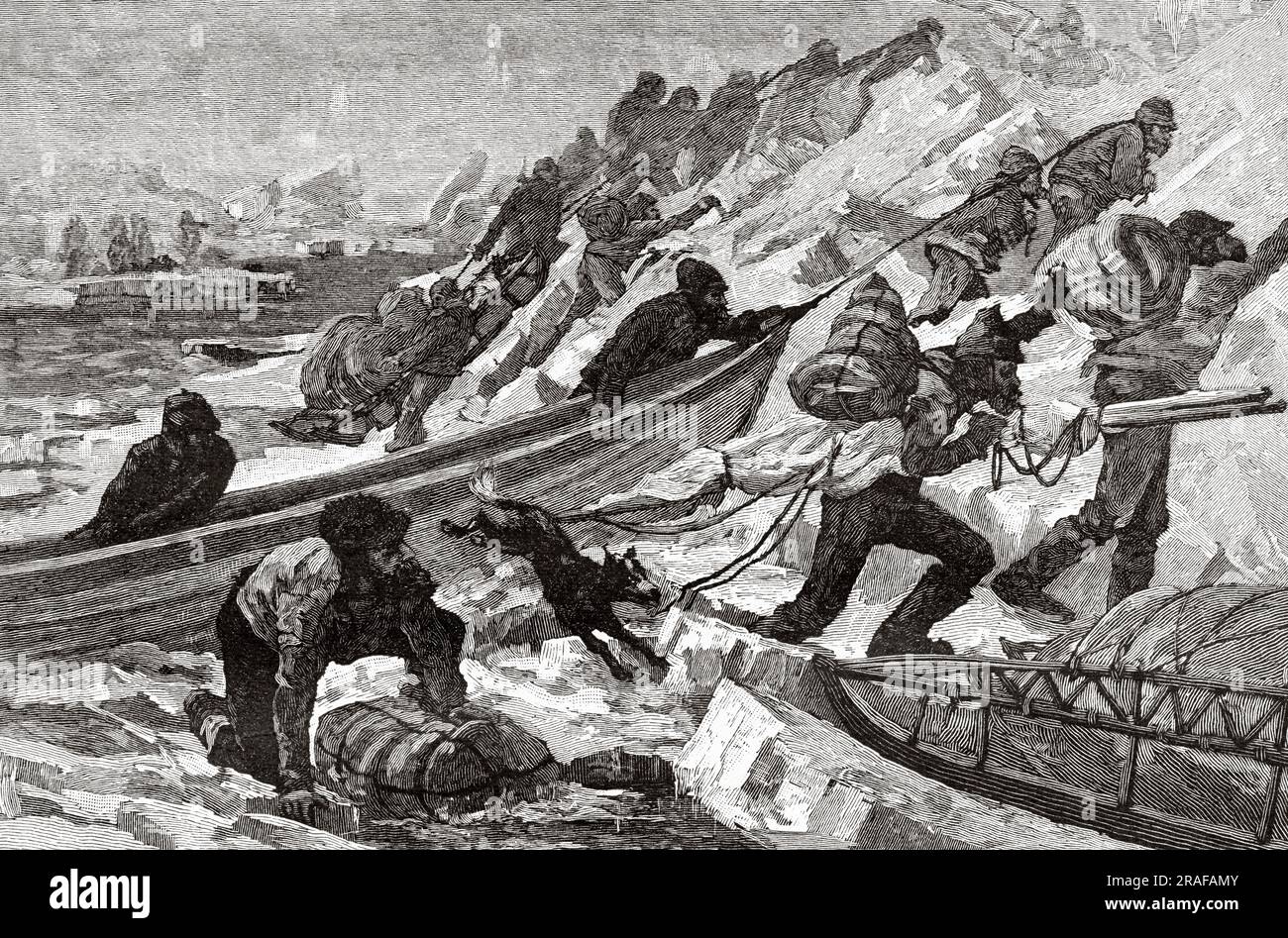 Boarding at Bennett Island. The Jeannette expedition of 1879–1881 ...