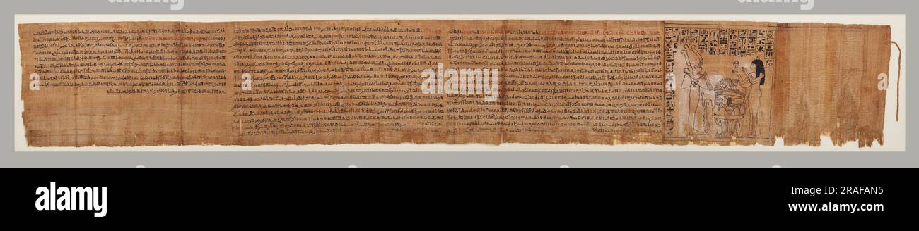 Henettawy (C)'s Book of the Dead 970 BC by Ancient Egypt Stock Photo ...