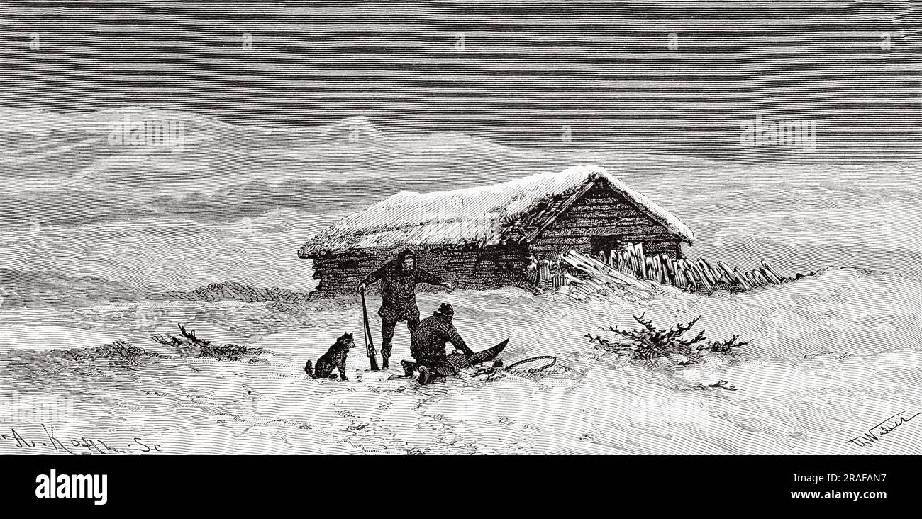 Cabin on Kotelny Island. The Jeannette expedition of 1879–1881, Journal ...