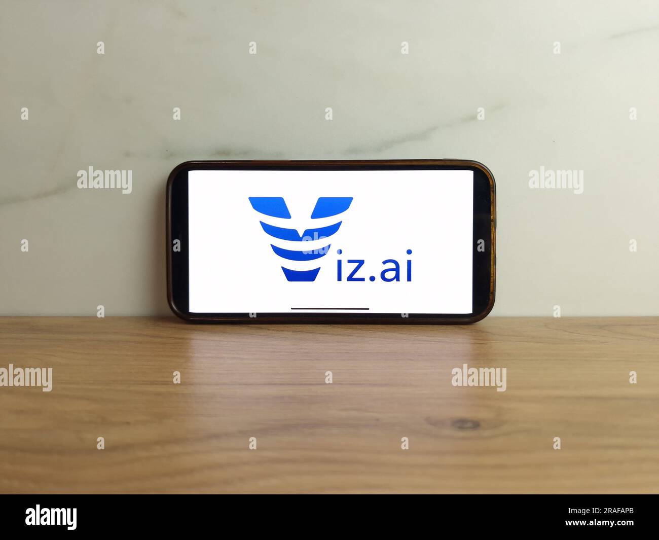 Konskie, Poland - July 01, 2023: Viz.ai platform logo displayed on ...