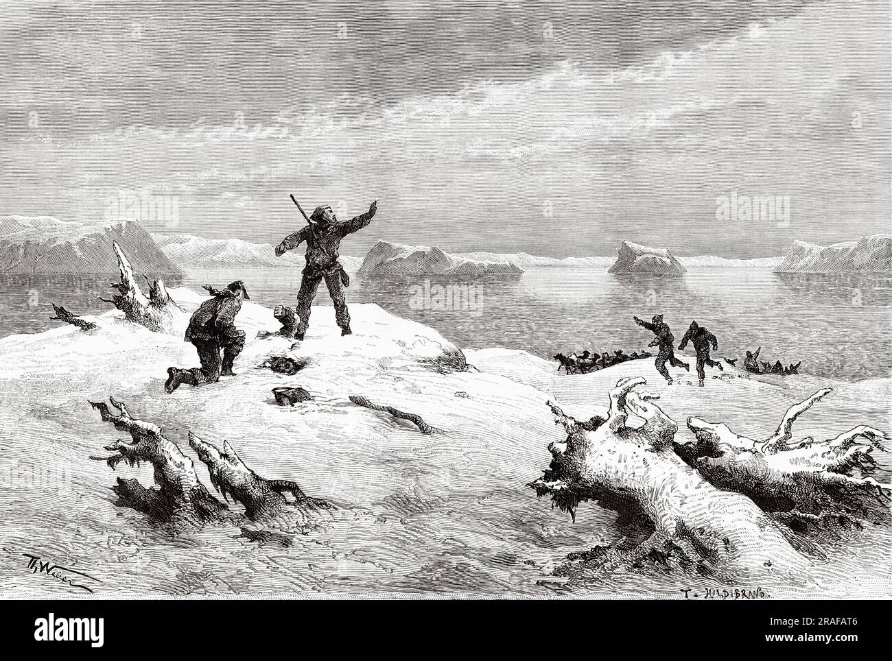 Discovery of the bodies of Captain De Long and his companions. The ...