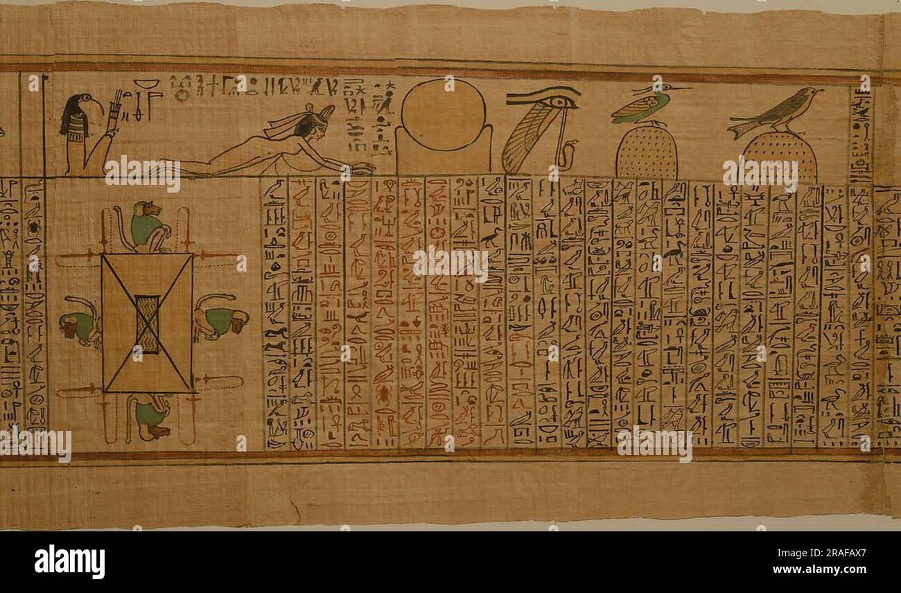 Spell 126, 4 Baboons Around Lake of Fire (Book of the Dead for the ...