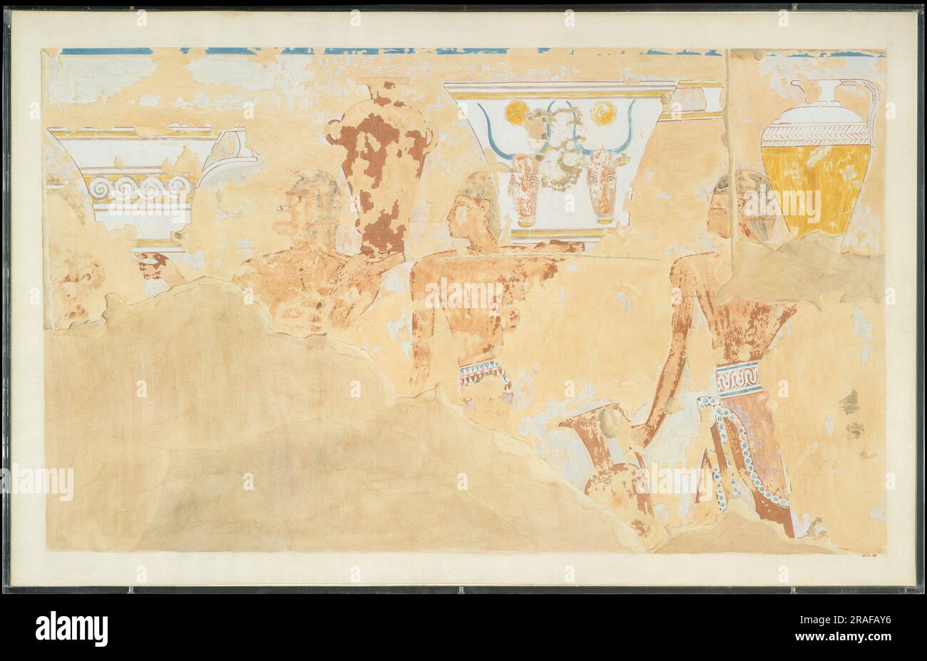 Fragmentary Scene of Foreigners, Tomb of Senenmut 1458 BC by Ancient ...