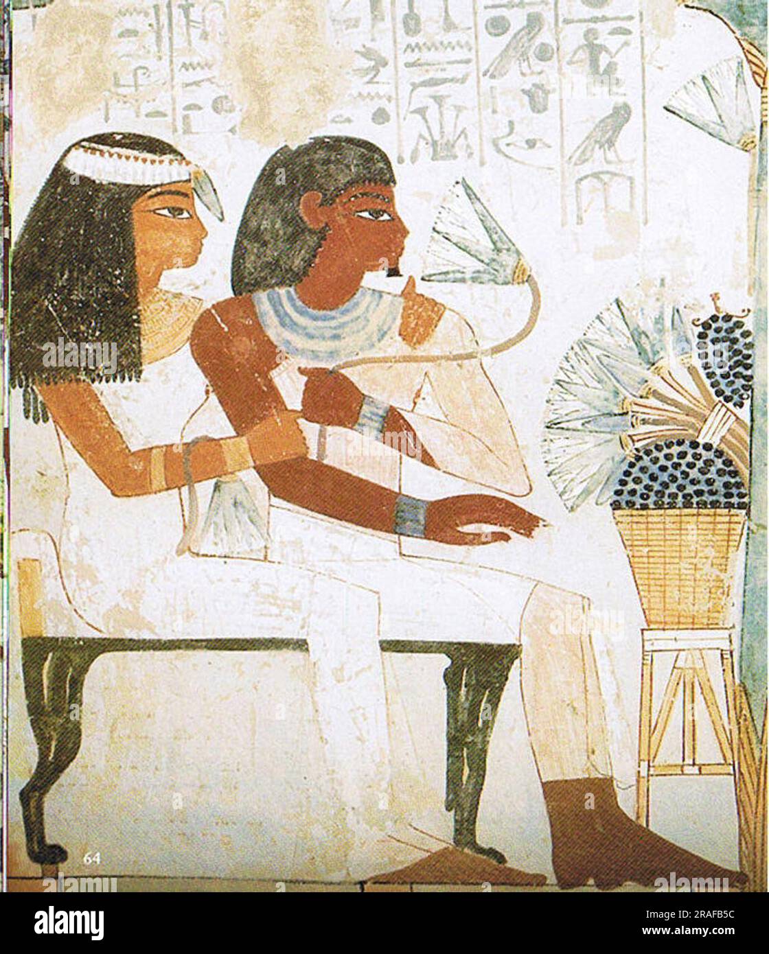 Nacht Und Taui 1390 BC by Ancient Egypt Stock Photo - Alamy