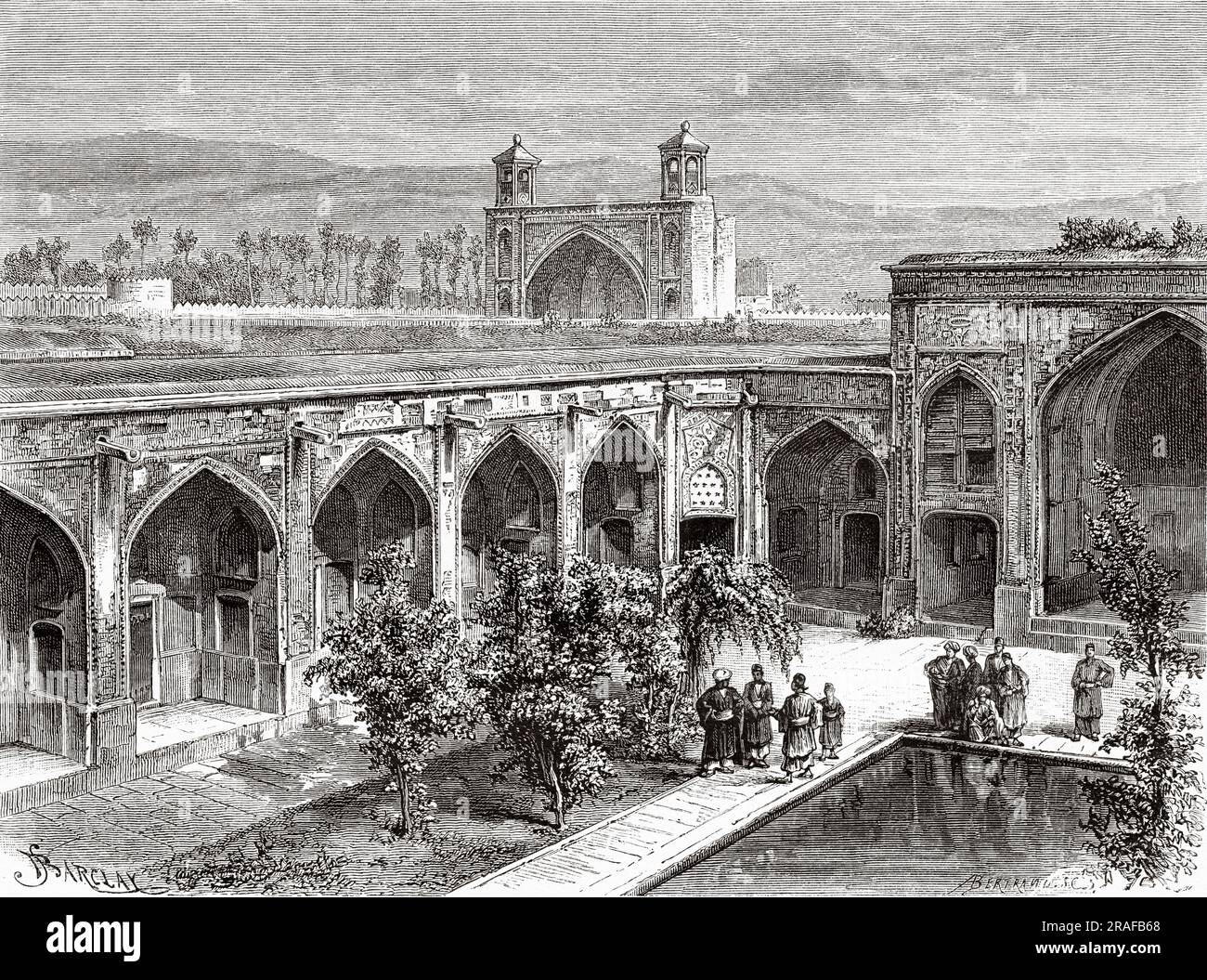 Shiraz school illustrate hi-res stock photography and images - Alamy