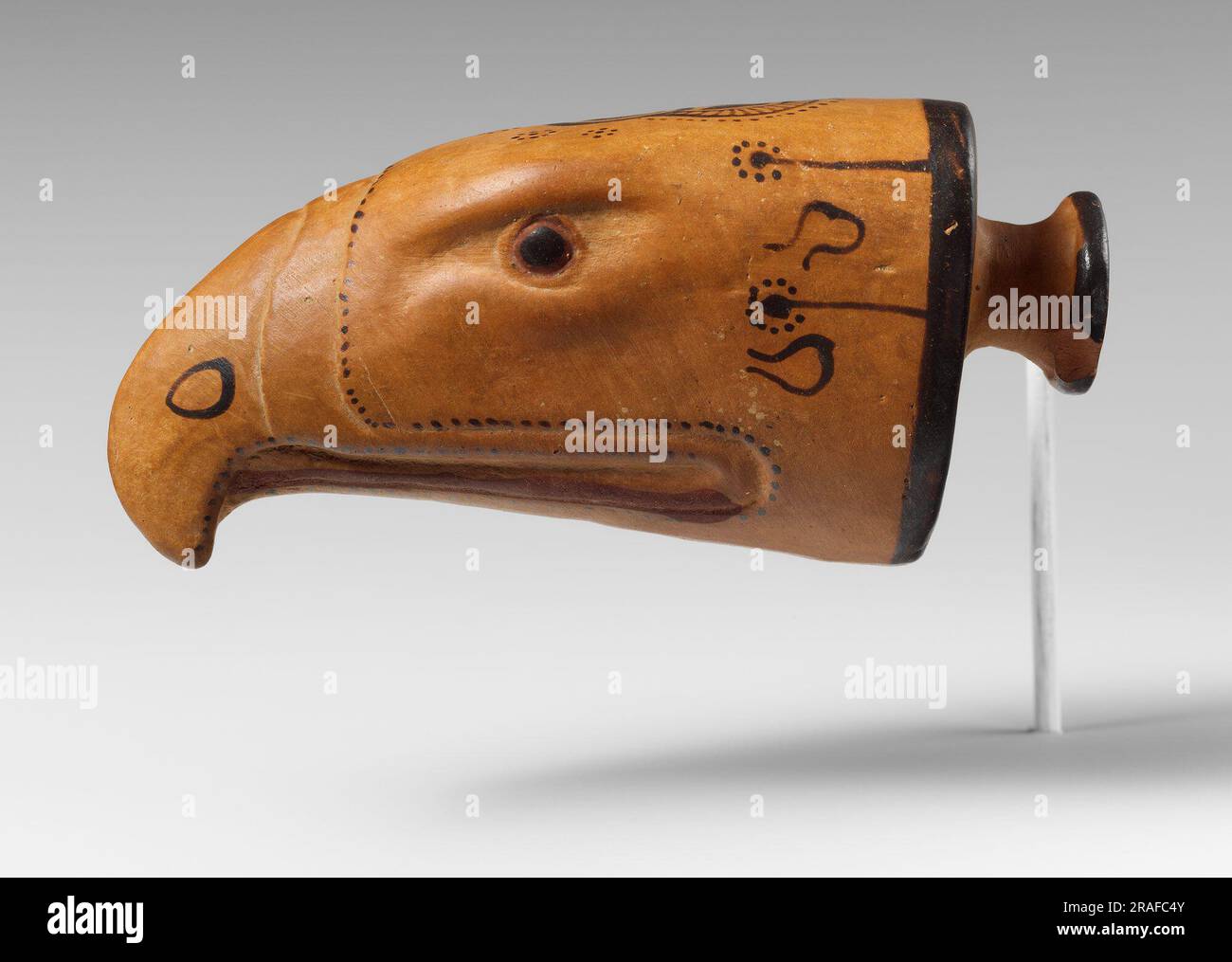 Terracotta Aryballos in the Form of An Eagle's Head 600 BC by Ancient ...