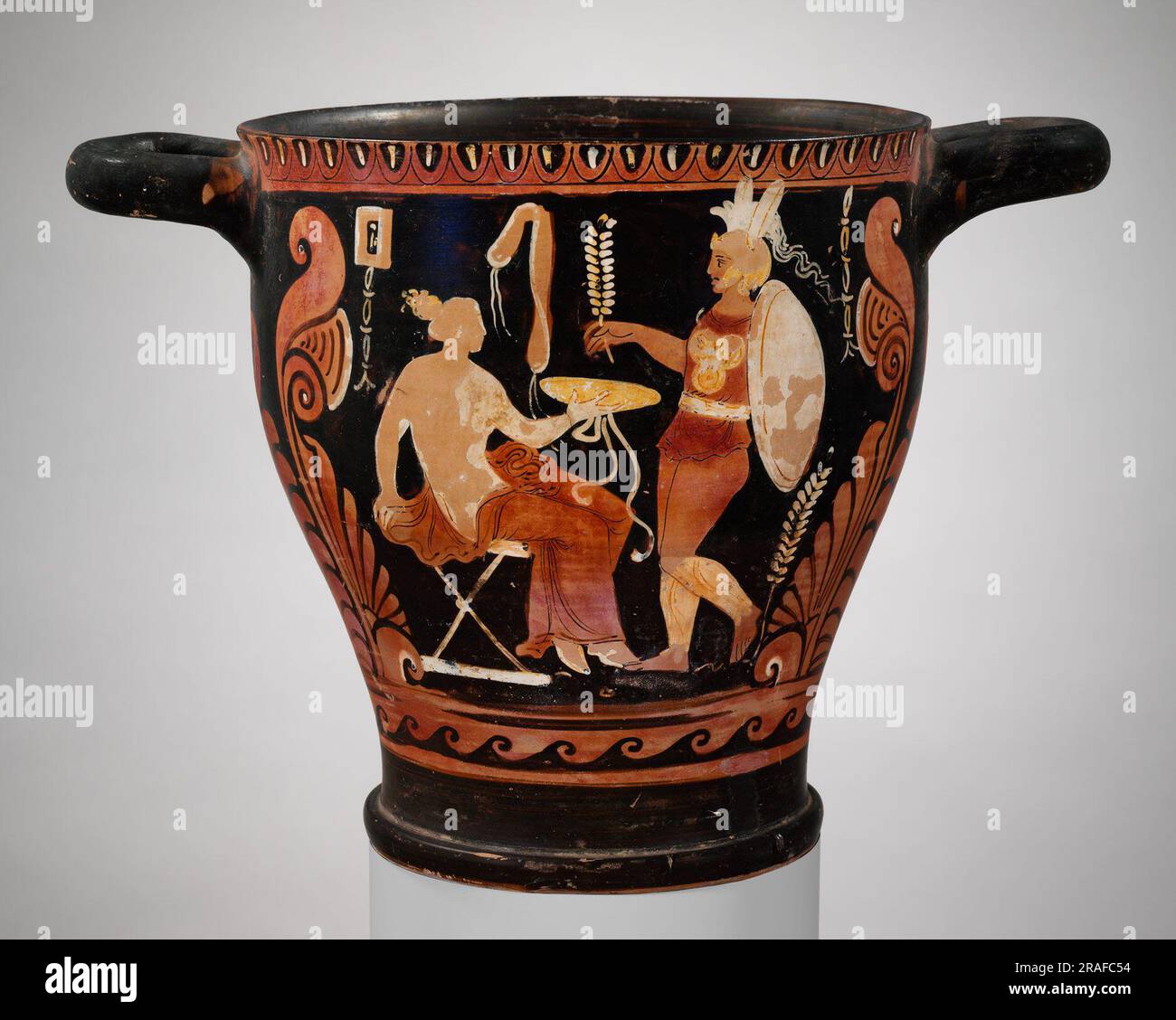 Terracotta Skyphos (deep Drinking Cup) 325 BC by Ancient Greek Pottery ...