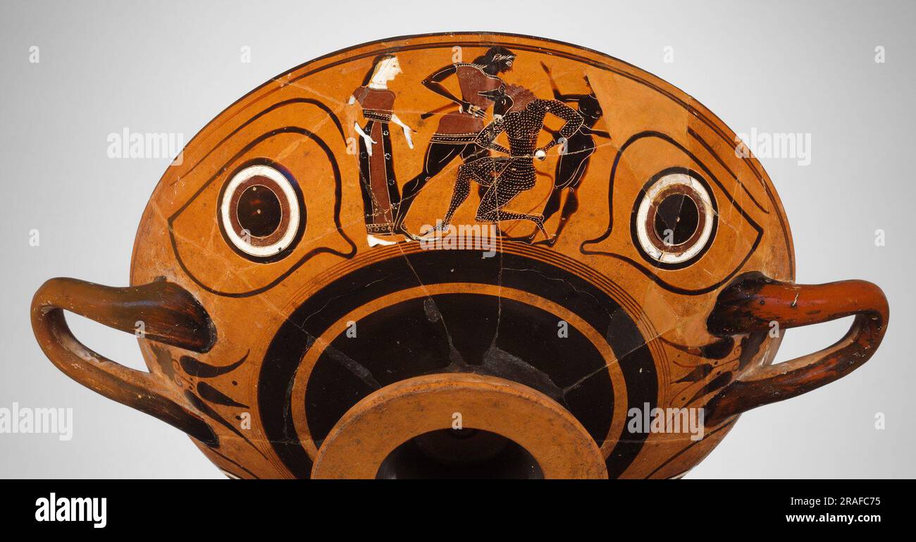 Terracotta Kylix, Eye Cup (drinking Cup) 530 BC by Ancient Greek ...