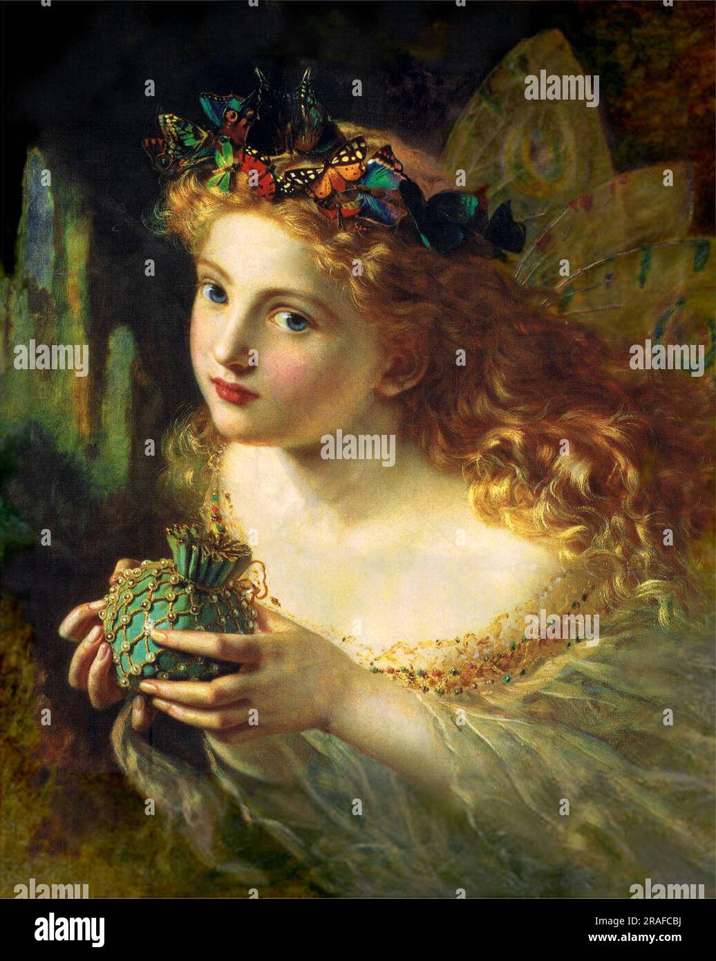 Take the Fair Face of Woman, and Gently Suspending, With Butterflies ...