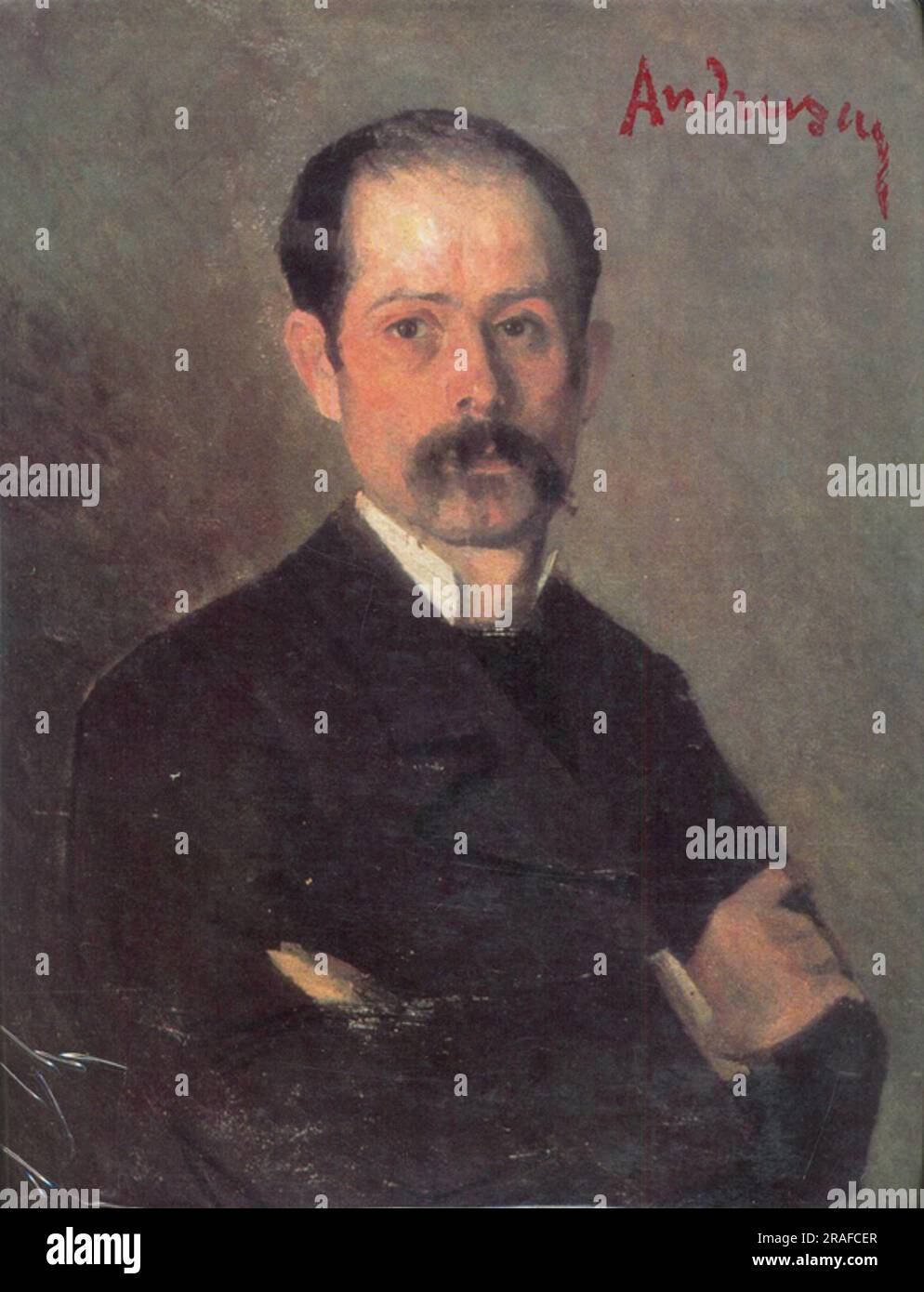 Self Portrait 1882 by Ion Andreescu Stock Photo - Alamy