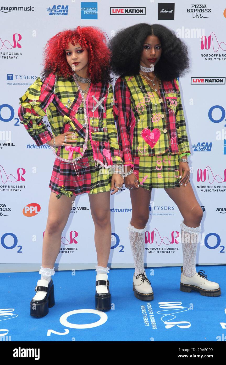 London.UK. Nova Twins (Georgia South and Amy Love) at the Nordoff and ...