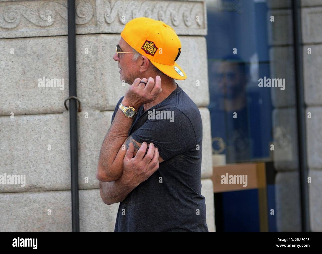 Milan, . 03rd July, 2023. Milan, 03-07-2023 Chad Smith, the US drummer ...