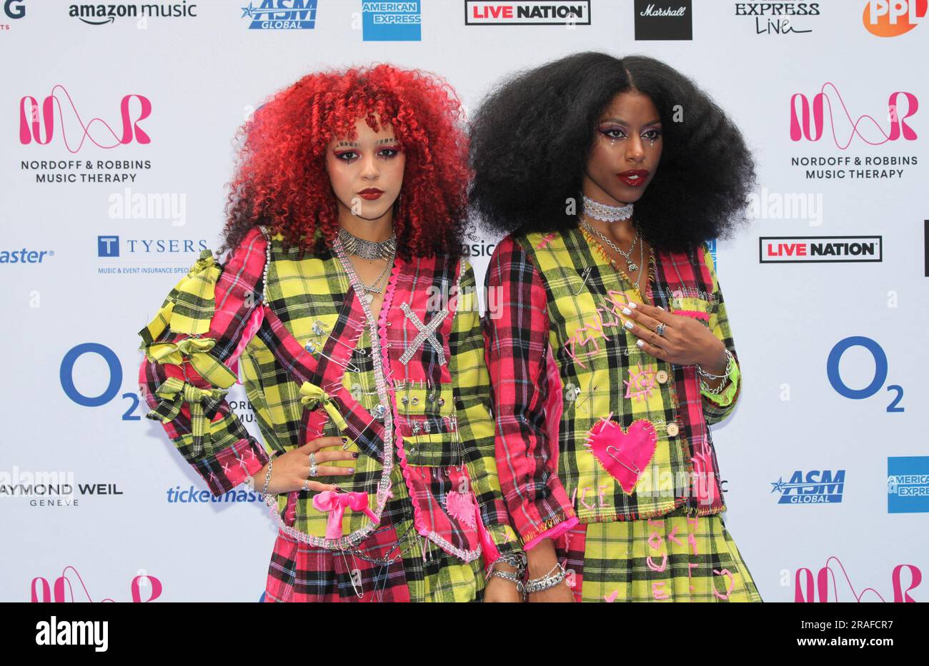 London.UK. Nova Twins (Georgia South and Amy Love) at the Nordoff and ...