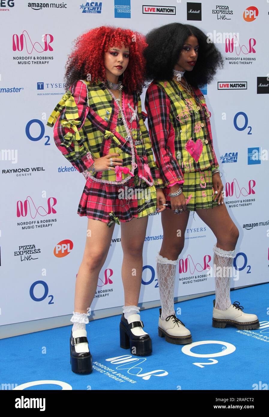 London.UK. Nova Twins (Georgia South and Amy Love) at the Nordoff and ...